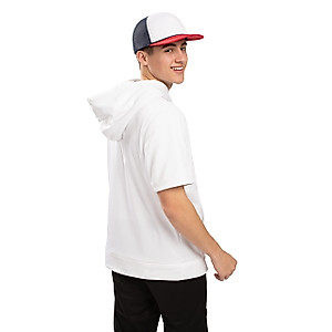 Augusta Sportswear Men's Wicking Fleece Short Sleeve Hoodie, Black, X-Large