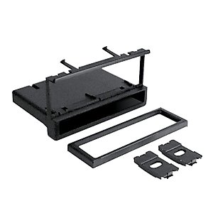 Scosche FD1327B Compatible with 1995-07 Ford / Lincoln / Mercury / Mazda DIN w/Molded Pocket Dash Kit Black