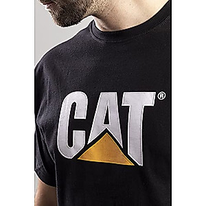 Caterpillar mens Tm Logo T-shirt T Shirt, Black, Large US