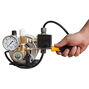 GROWONIX BP-6010 Booster Pump, 2000GPD Gallons Per Day, RO Pump for the EX600, EX1000, GX600, GX1000 Reverse Osmosis Systems, 150 PSI, Low Pressure Cutoff, Marathon Motor