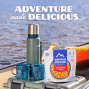 Mountain House Creamy Macaroni & Cheese | Freeze Dried Backpacking & Camping Food | 6-Pack