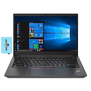 LENOVO ThinkPad E14 Gen 2 Home & Business Laptop (Intel i7-1165G7 4-Core, 32GB RAM, 1TB PCIe SSD, Intel Iris Xe, 14.0" 60Hz Touch Full HD (1920x1080), Fingerprint, Win 11 Pro) with Dockztorm Hub