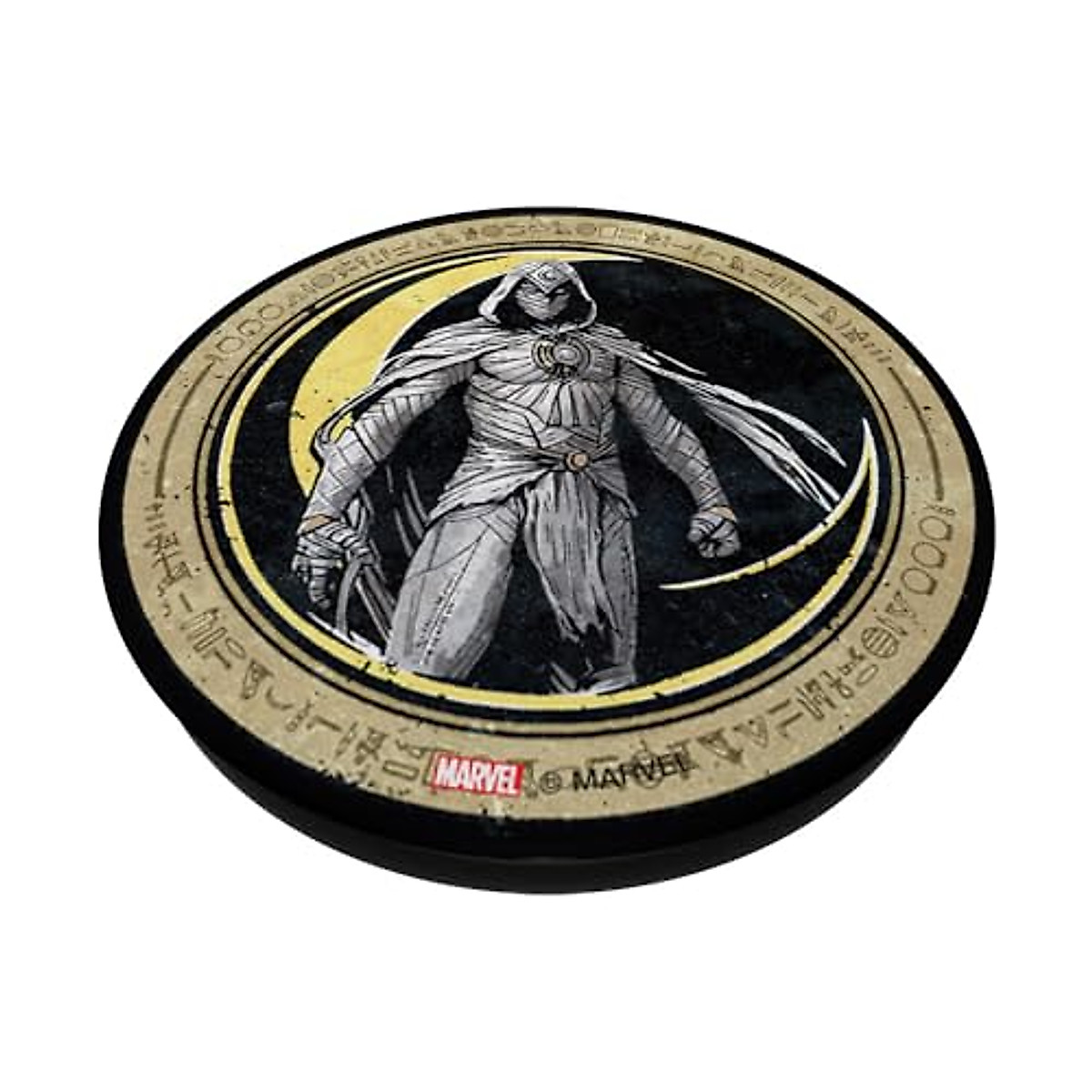 Marvel Moon Knight Crescent Egyptian Hieroglyphs PopSockets Standard PopGrip