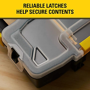 STANLEY SortMaster Organizer Box With Dividers, Light, 1-Pack (STST14021)