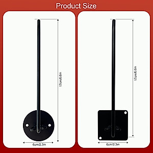 ADDCUP Multifunctional Swivel Hook, Tumbler Lid and Hat Storage Organizer, Tumbler Lid Storage Hook, Hat Hooks for Wall, for Cups, Baseball Caps, Cup Lid Organizers (2 Pcs-Round)