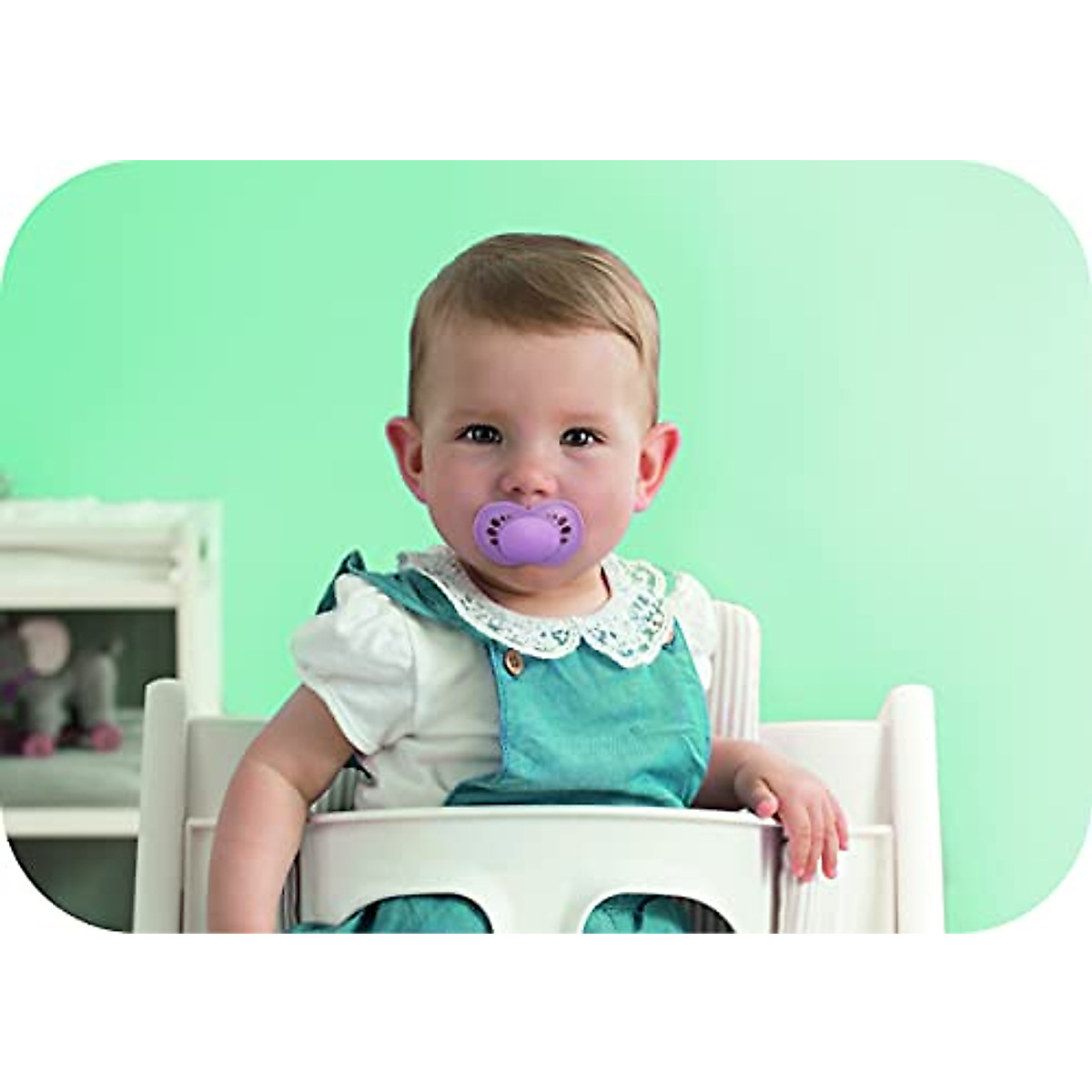 MAM Original Matte Baby Pacifier, Nipple Shape Helps Promote Healthy Oral Development, Sterilizer Case, Unisex, 16+ (Pack of 2)