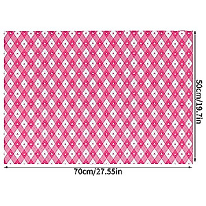 Wrapping Paper Sheets - Folded Flat Valentine Pattern Paper Pack Set Gift Wrap 27.5" x 19.7" Decorative Paper for Weddings,Valentine, Birthday, Romantic Gifts 8 Sheets