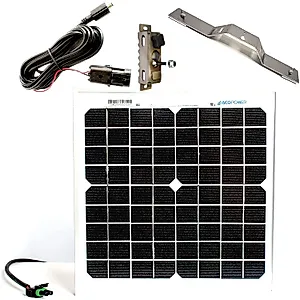 Spartan Camera Spartan Ghost GoLive 15 inch 10W 12V Solar Panel Trail Camera Charger Package with Panel Bracket, Cable Connector and Tree Mount
