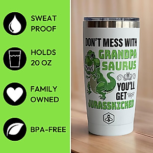 Biddlebee Grandpa Gifts Grandpa Travel Coffee Mug Tumbler w/Slider Lid | Grandpa Birthday Gifts | Funny Grandpa Cups | Best Grandpa, Abuelo, Papa, Grandfather