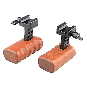 CAMVATE DSLR Wood Wooden NATO Handle Grip (A Pair) - 1660