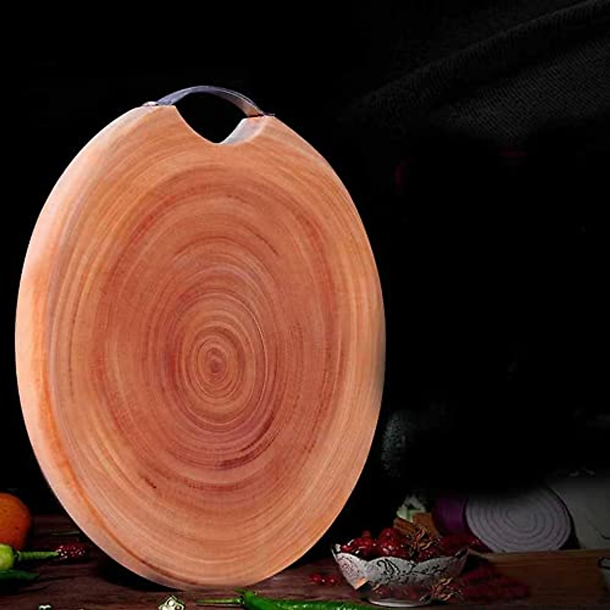 Double-sided Cutting Board Brown 38x38x3.5cm