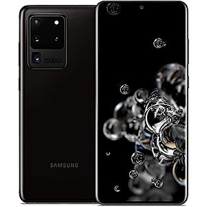 Samsung Galaxy S20 Ultra 5G, US Version, 128GB, Cosmic Black for Verizon (Renewed)