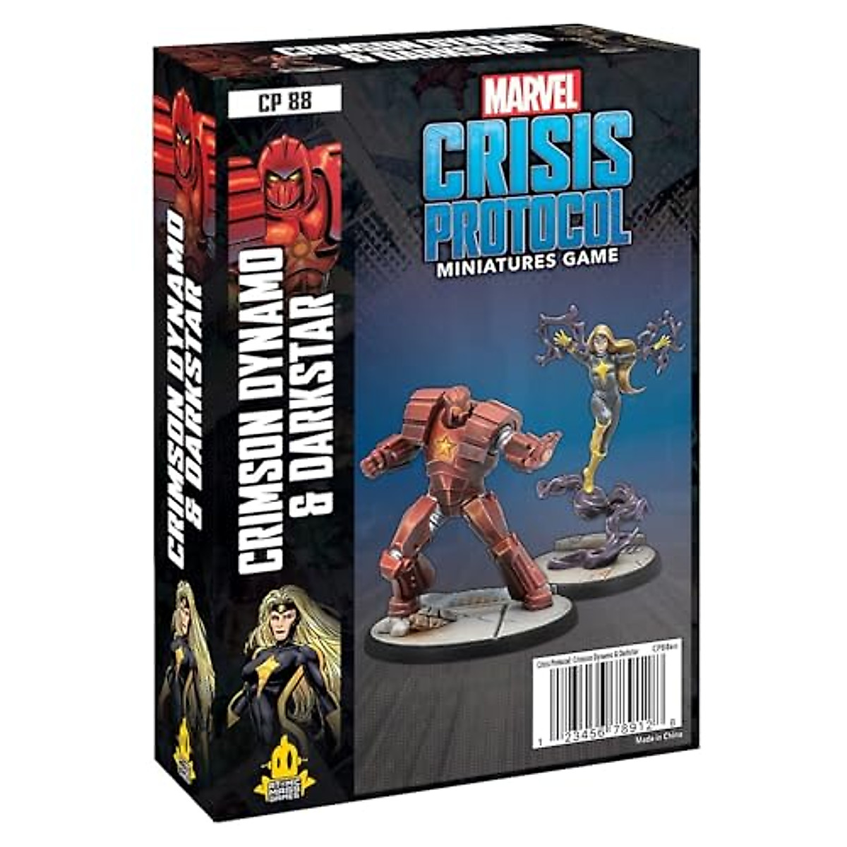 Atomic Mass Games Marvel: Crisis Protocol Crimson Dynamo & Dark Star Character Pack - Winter Guard Heroes, Tabletop Superhero Game, Ages 14+, 2 Players, 90 Minute Playtime, Made