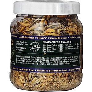 Fluker Labs SFK72020 Aquatic Turtle Medley Treat Food, 1.5-Ounce (Pack of 4)