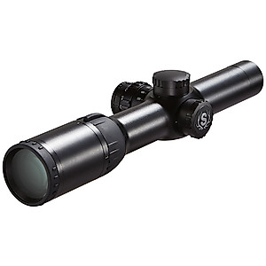 Styrka S7 Series 1-6x24 Illum Plex Riflescope, Black, ST-95006-Aircraft Grade Aluminum 30mm Tube, Waterproof, SXL-MAX Coated Optics for Superior Brightness and Color-Hunting Rifle Scope-Styrka Strong