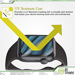 IQ Shield Matte Screen Protector Compatible with Apple Watch SE (40mm)(6-Pack) Anti-Glare Anti-Bubble Film