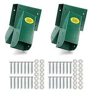 BETOOLL A-Frame 2 Brackets Swing Set Bracket with Mounting Hardware (Green)