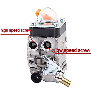 Hipa FS90R Carburetor C1Q-S174 for STIHL FS90 FS110 HT101 FS130 FS100 FS110R KM110R KM130 HL100 HT100 FS100RX FS130R FS87 FS100R KM90 KM90R KM100 KM110 KM130R FC90 FC95 FC100 FC110 HL90 Trimmer