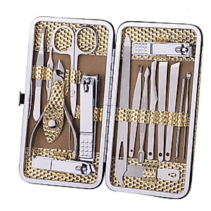 Manicure & Pedicure Set Rose Gold (12 pc)