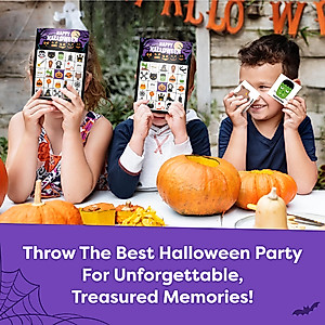 Halloween Games For Kids Party - Halloween Bingo - Fun Game For Up To 30 Players - Halloween Kids Crafts - Halloween Crafts - Halloween Party Games For Kids - Halloween Game - Halloween Kids Games