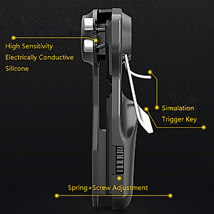 LICHIFIT Six Finger Game Joystick Trigger Handle L1R1 Shooter Fire Aim Button Gamepad Controller for iPad Tablet PUBG Game Accessories