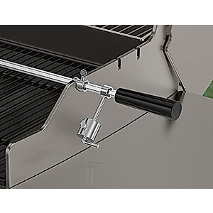 onlyfire 6006 Grill Replacement Rotisserie Meat Forks(1-Pair) Kit with Spit Counter Balance and Bushing - Fits 1/2" Hexagon & 3/8" and 5/16" Square Spit Rods