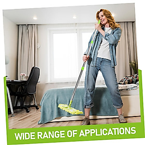 NOLITOY 4 Sets Mop Stick Replacement Pole Handle Mop Rod Mop Accessory Rod para Refills Pool Skimmer Fiberglass Broom Commercial Broom Pole Broom Stick Pole Holder Dust Mop Stainless Steel