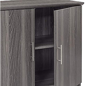 Mayline MSCLGS Medina 2-Door Storage Cabinet, 36"W, Gray Steel Laminate