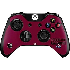 Skinit Decal Gaming Skin Compatible with Xbox One Controller - Officially Licensed NHL Colorado Avalanche Lineup Design