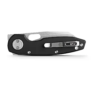 Vosteed Folding Knife with 3.18'' Elmax Blade, Pocket Knife for Men Women Gifts, Patented Vanchor Lock EDC Knife with Aluminum Handle - Ankylo