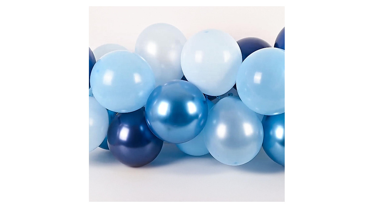 Blue Balloon Garland Kit for Birthdays, Weddings & Celebrations