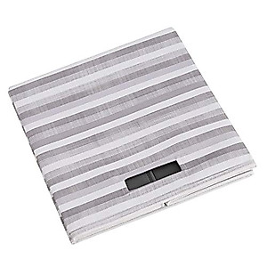 Linon Home Decor Linon Dawes Grey Stripe 2pk Storage Bin