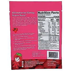 FRESH BELLIES Strawberry Feels Forever Strawberries and Balsamic Snack, 0.75 OZ