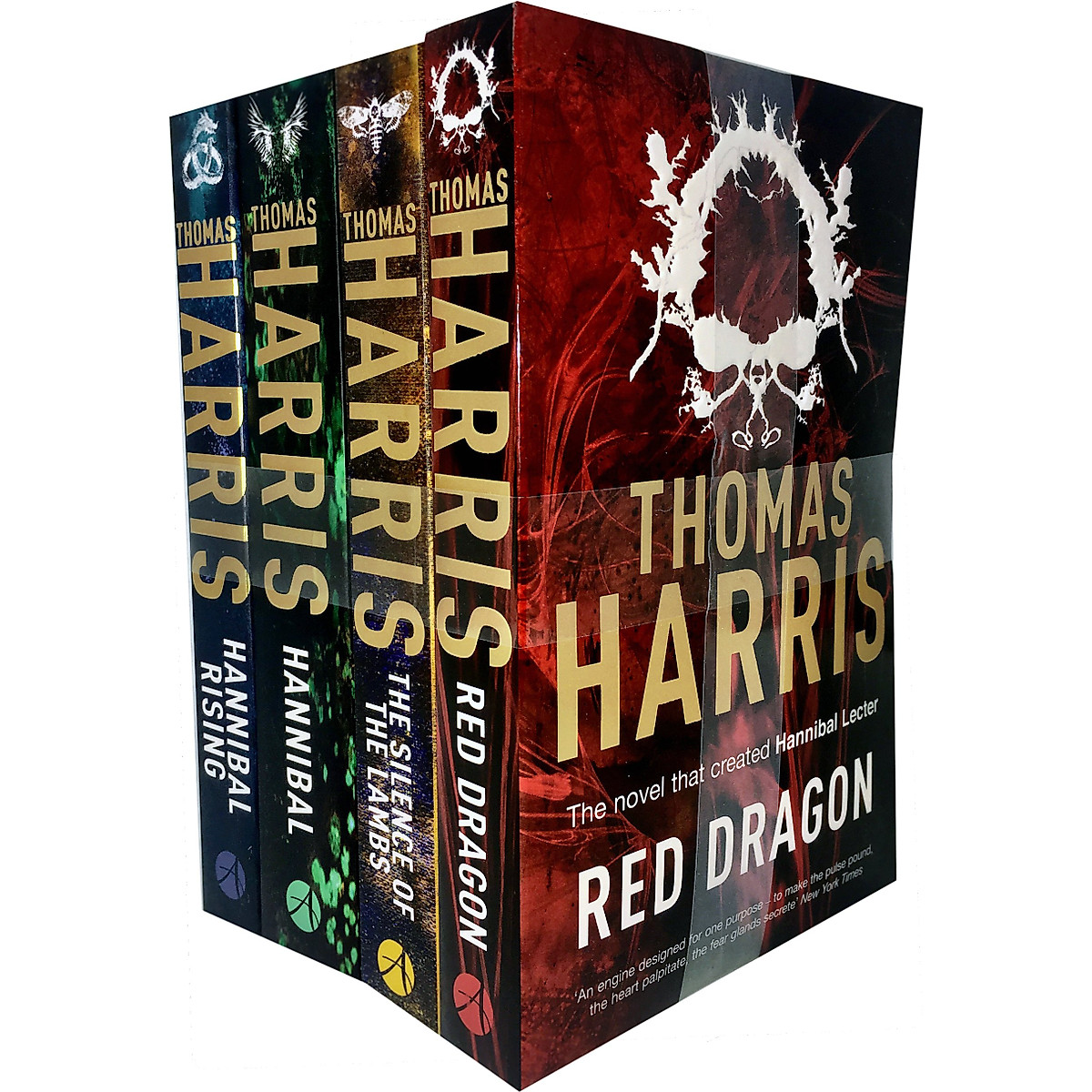 Hannibal Lecter Series Collection 4 Books Set by Thomas Harris (Red Dragon, Silence Of The Lambs, Hannibal, Hannibal Rising)