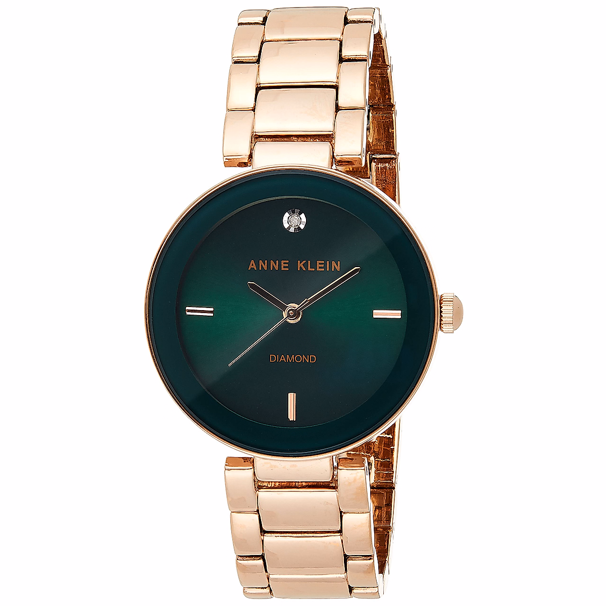 Anne Klein Women's Genuine Diamond Dial Bracelet Watch