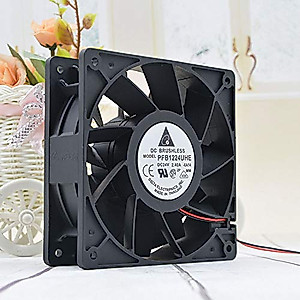 for PFB1224UHE 12038 Fan, 24V 2.40A 12CM 120MM Inverter Cooling Fan