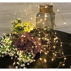 partyall24 Led Decorative Fairy String Lights Battery Powered Copper Wire Light Indoor/Outdoor Decorating (16)