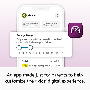 Amazon Fire HD 10 Kids Pro tablet (newest model) ages 6-12 | Bright 10.1" HD screen | Slim case for older kids, ad-free content, parental controls, 13-hr battery, 32 GB, Mint