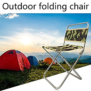 CHENGHUIXIN Folding Chair Portable Ultra Light Aluminum Alloy Back Fishing Chair Folding Stool Folding Chair Stool