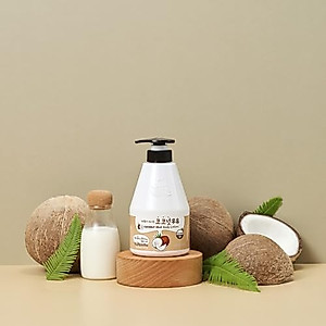 WELCOS KWAILNARA Coconut Milk Body Lotion – Korean Body Lotion for Deep Hydration & Silky Smooth Skin 560 g / 19.75 Fl. Oz