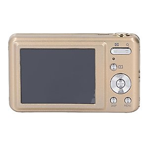 Digital Camera, 2.7in 48MP 8X Digital Zoom Point and Shoot Camera, Video Camera with Anti Shake Vlogging Camera for Night, Portrait, etc (Gold)