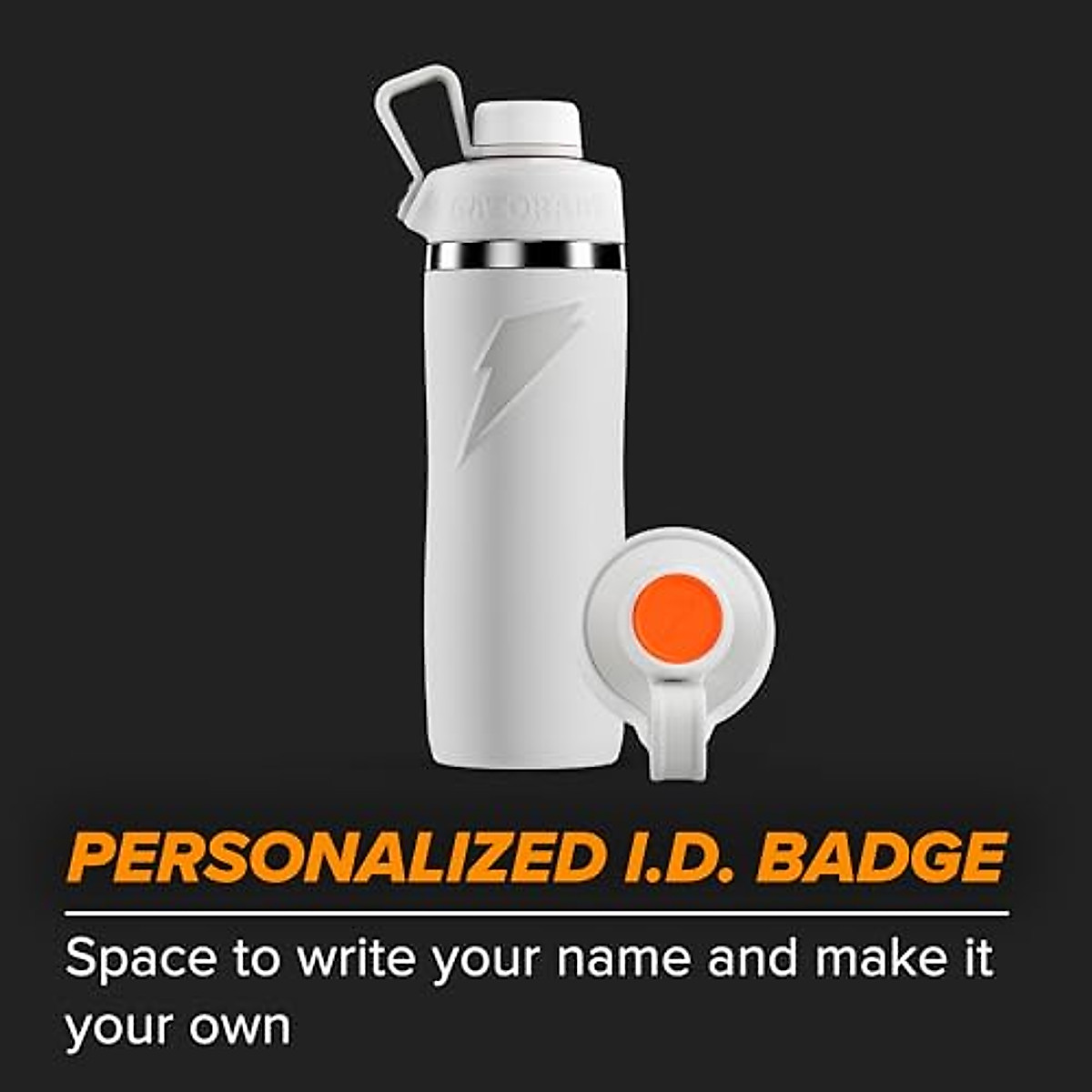 Gatorade 'Overtime' 22oz Stainless Steel Water Bottle, Twist Cap, Pink