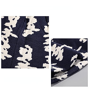 LaurelTree Y2K Beanies y2k Hat Grunge Accessories Slouchy Beanies for Women Y2k Clothes Crochet Hats (Black)