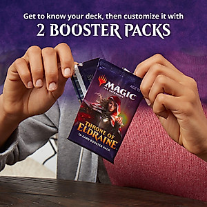 Magic: The Gathering Throne of Eldraine Rowan, Fearless Sparkmage Planeswalker Deck | Ready-to-Play | 60- Card Starter Deck