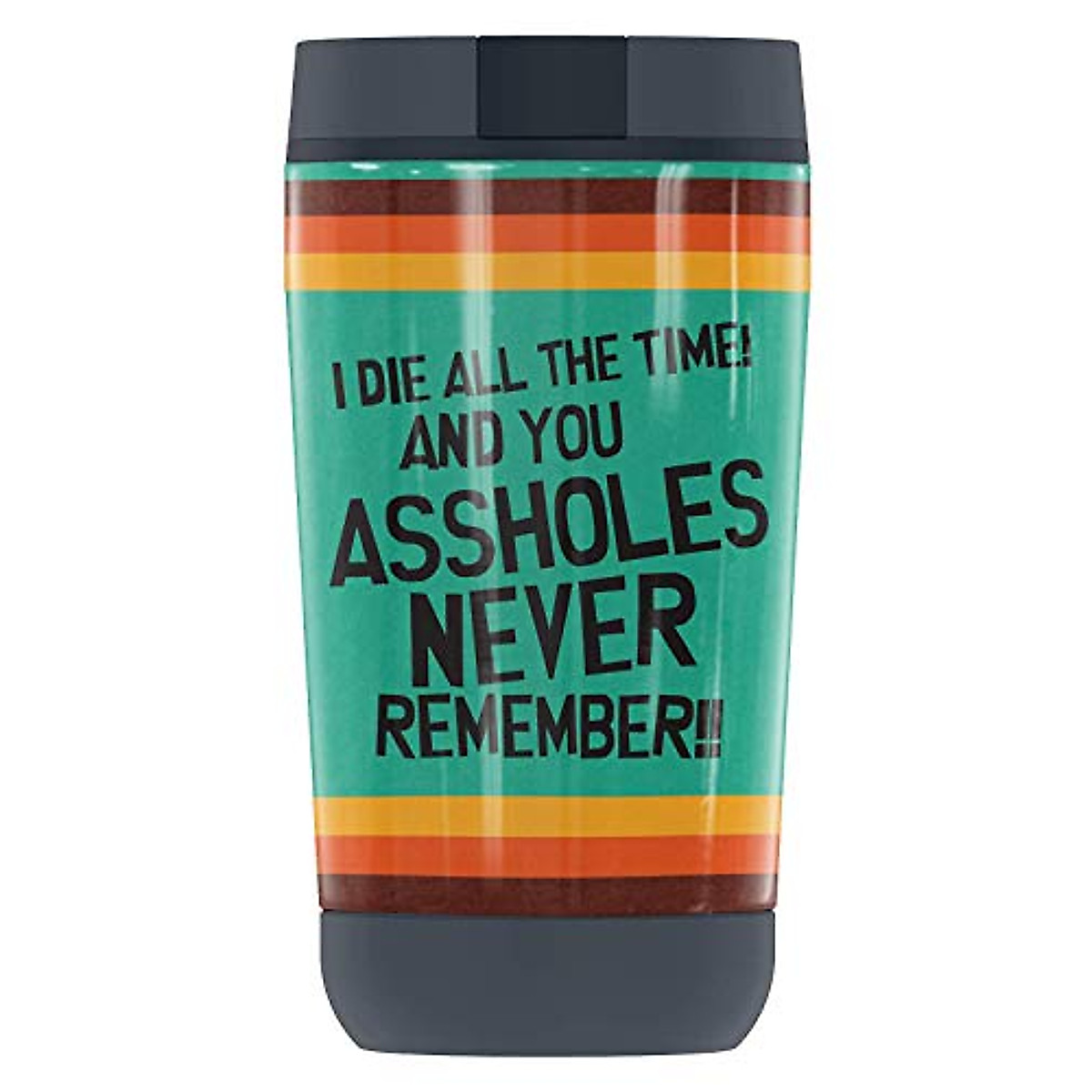 South Park Kenny GUARDIAN COLLECTION BY THERMOS Stainless Steel Travel Tumbler, Vacuum insulated & Double Wall, 12 oz.