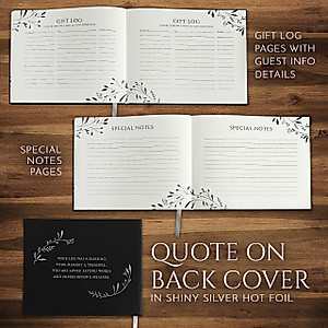 D-KATEL Funeral Guest Book, Celebration of Life Guest Book Set, Guest Book, Memory Book, Guest Book for Funeral with Thank You Cards with Envelopes, Funeral Guest Book for Memorial Service