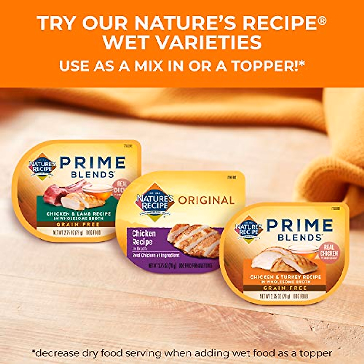 Nature’s Recipe Large Breed Grain Free Chicken, Sweet Potato & Pumpkin Recipe, Dry Dog Food, 24 Pounds (Packaging May Vary)