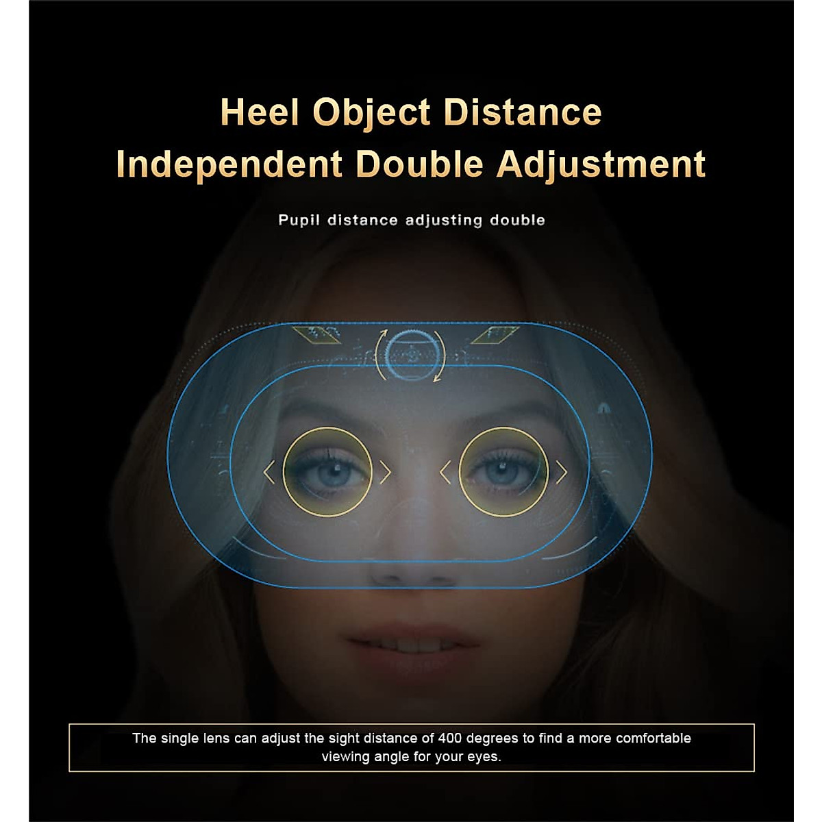 VR G05 Virtual Reality H-D Lens Headset Economical 3D VR Glasses for 4.7-6.0 inches Android iOS Smart Phones, Gift for Kids and Adults for 3D Gaming and VR Videos