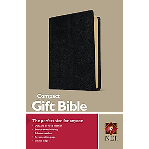Compact Gift Bible NLT (Bonded Leather, Black)