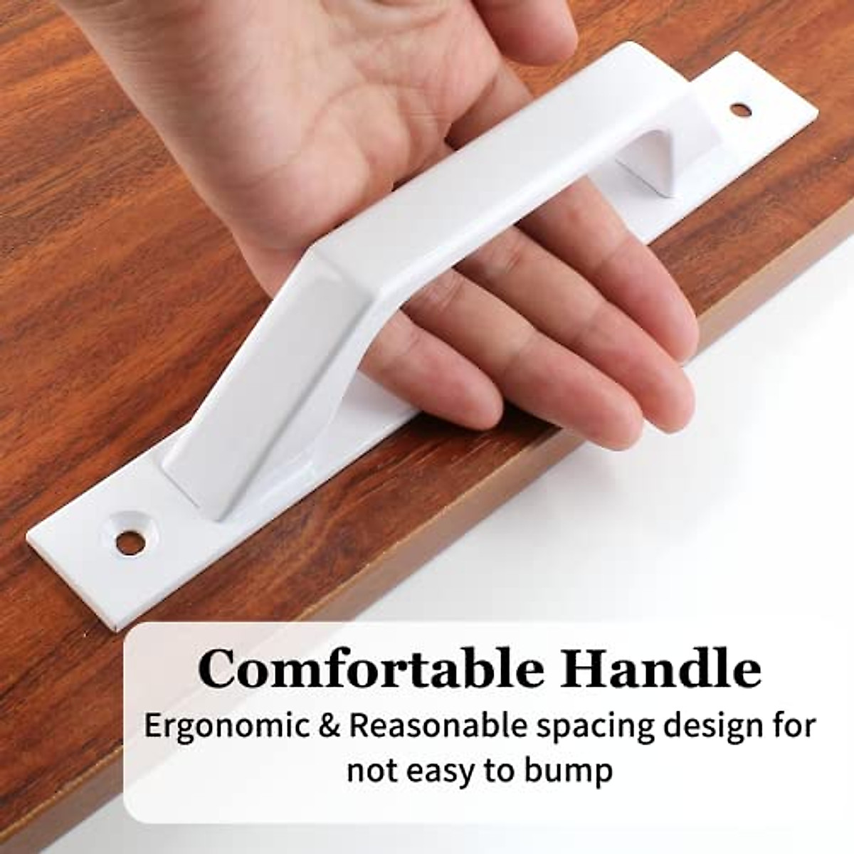 Jiozermi 2 Pack Sliding Barn Door Handle, 7.9 Inch Gate Door Handle ...